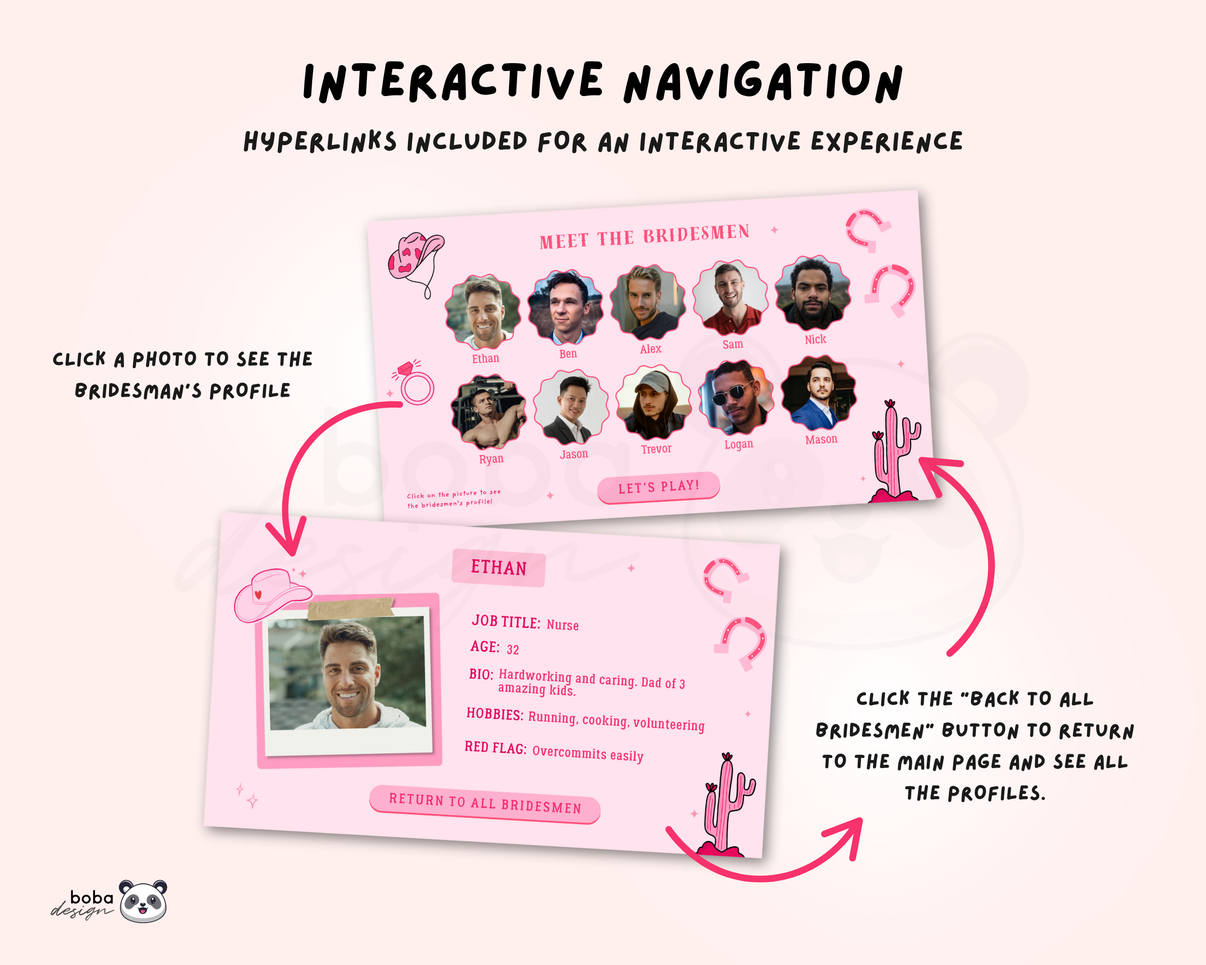 Last Rodeo Gender Swap Bachelorette Game – Bridesmaids to Bridesmen ...